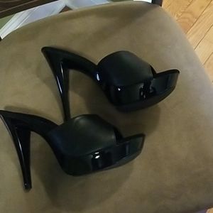 Yandy | Shoes | Platform Leather Mules | Poshmark